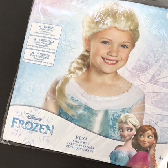 Disney | Accessories | Elsa Frozen Wig Nwt | Poshmark